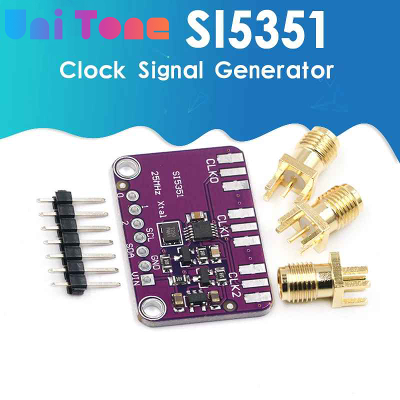 Si5351 Clock Takt Frequenz Generator 25MHz 8KHz-160MHz I2C ESP8266 ... Si5351 Clock Takt Frequenz Generator 25MHz 8KHz-160MHz I2C ESP8266 ...
