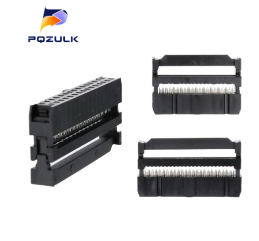 5PCS 24P 2.54mm IDC Socket 2x5 Pin Dual Row Pitch IDC Connector 10-Pin ...