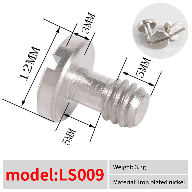 High Quality Camera Screw Set 1/4 Inch Quick Release Plate Screw DSLR ...