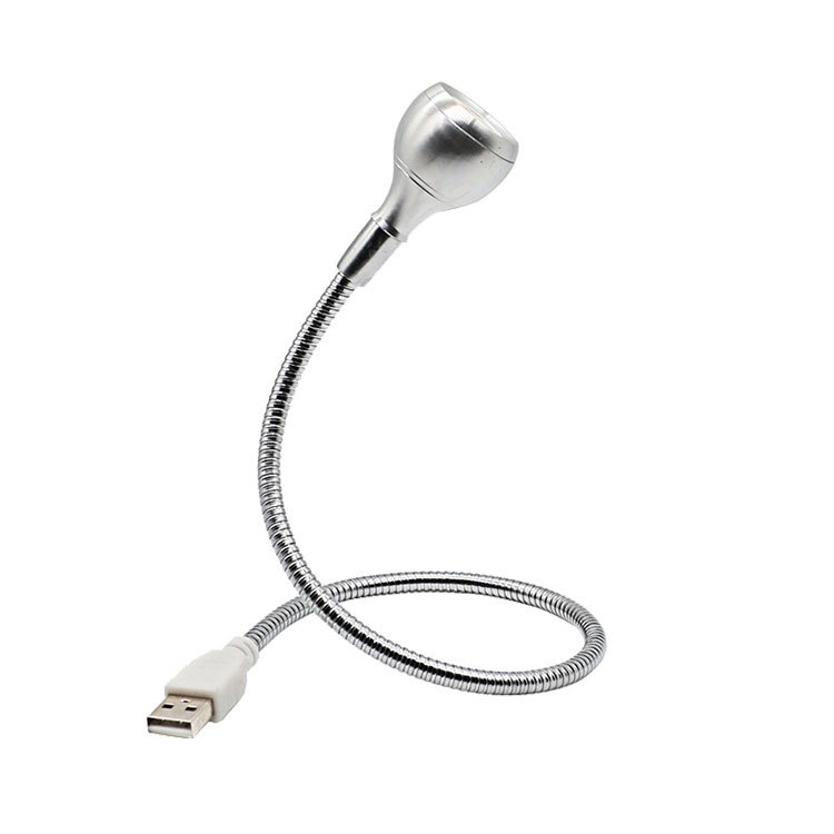 Clip-On Adjustable Flexible Gooseneck LED Book Reading Lamp USB Operated Energy Saving Eye ...