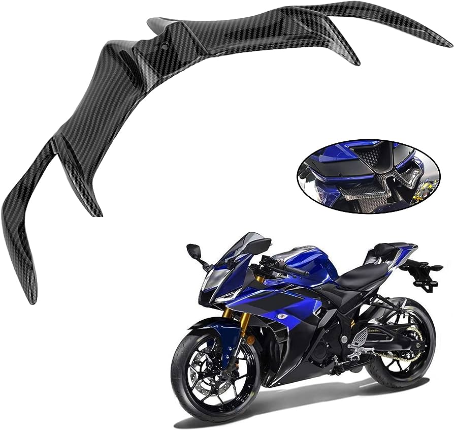 For R15 V4 2022 2023 Carbon Fiber Front Fairing Cover Aerodynamic ...