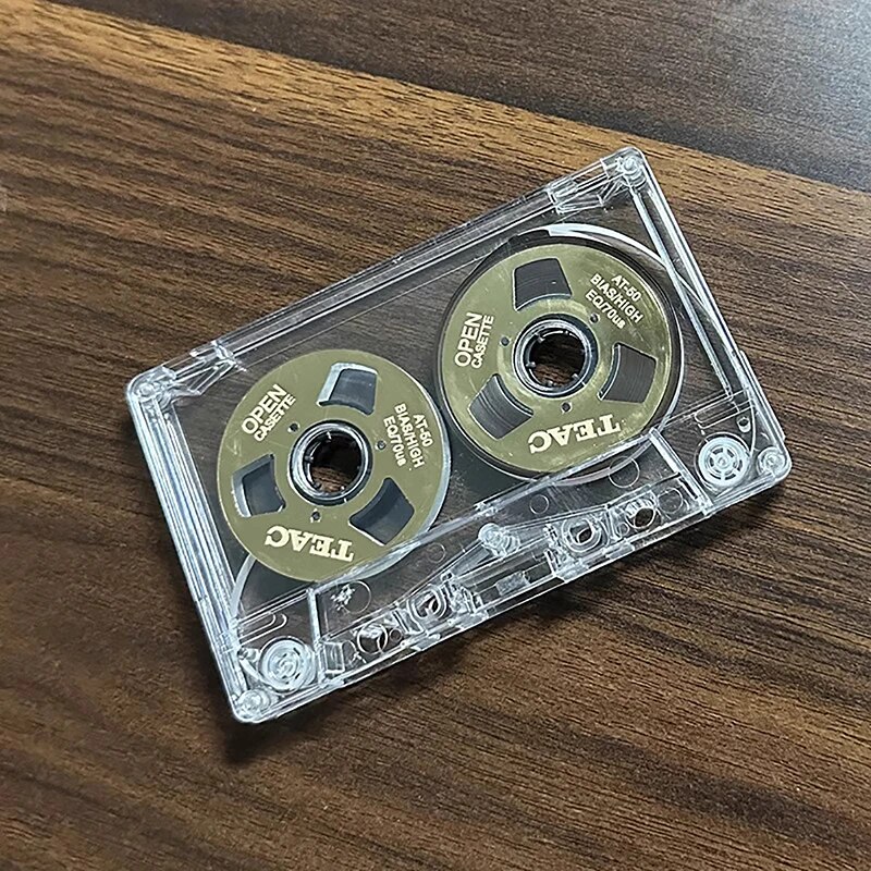 Double-sided Color Housing Empty Tape Metal Mini Market Can Record 55 ...