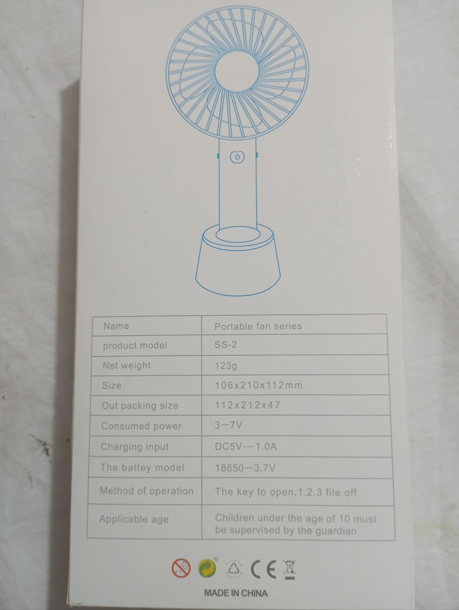 Very Stylish Mini USB Lithium Battery Rechargeable Hand Fan - Eternal ...