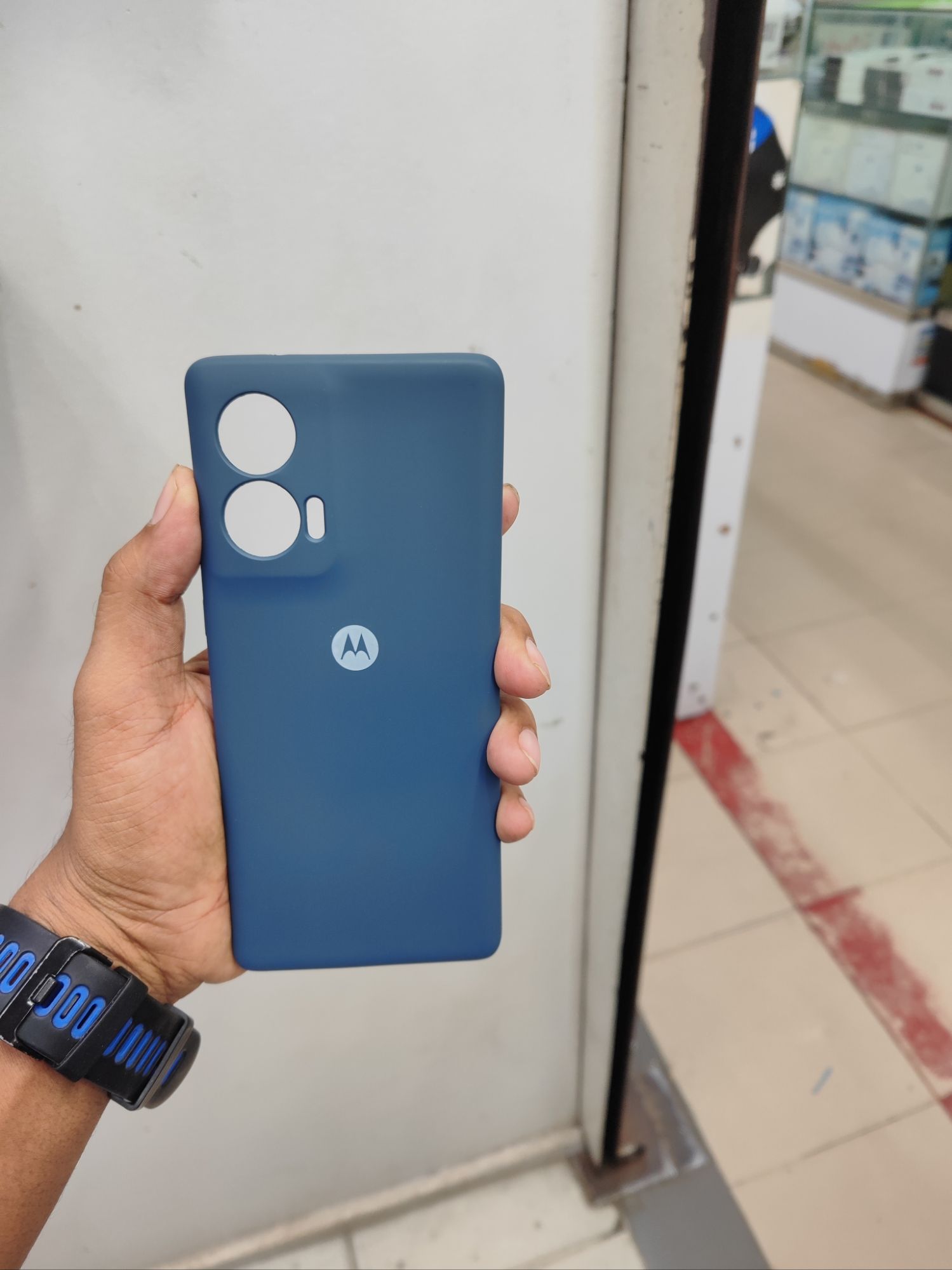 For Motorola Moto G35 Soft Silicone Shockproof Round Edge Camera Bumper ...