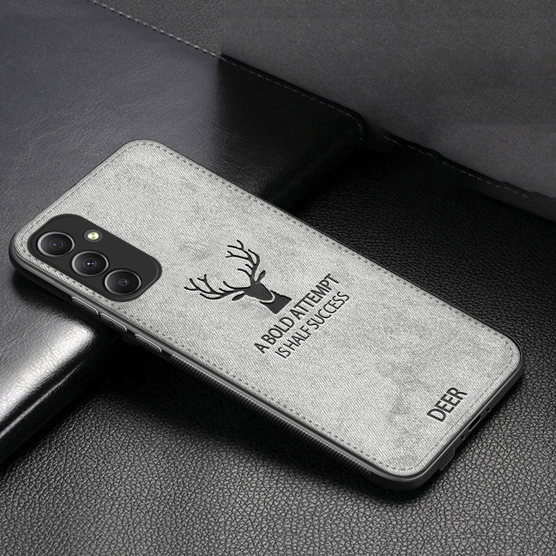 Vantime For Samsung Galaxy A34 5g Case Hybrid Fabric Texture Patterned