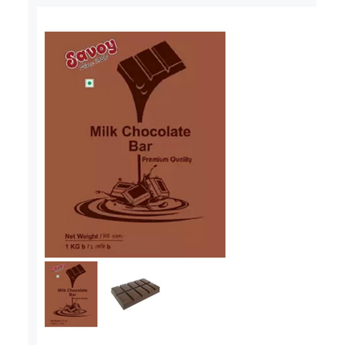 Savoy Milk Chocolate Bar 1 kg | Daraz.com.bd