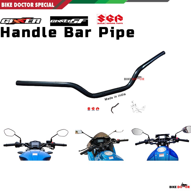 Suzuki Gixxer Monotone SF Handle Bar OEM Pipe Black 1 Piece (Made in India)