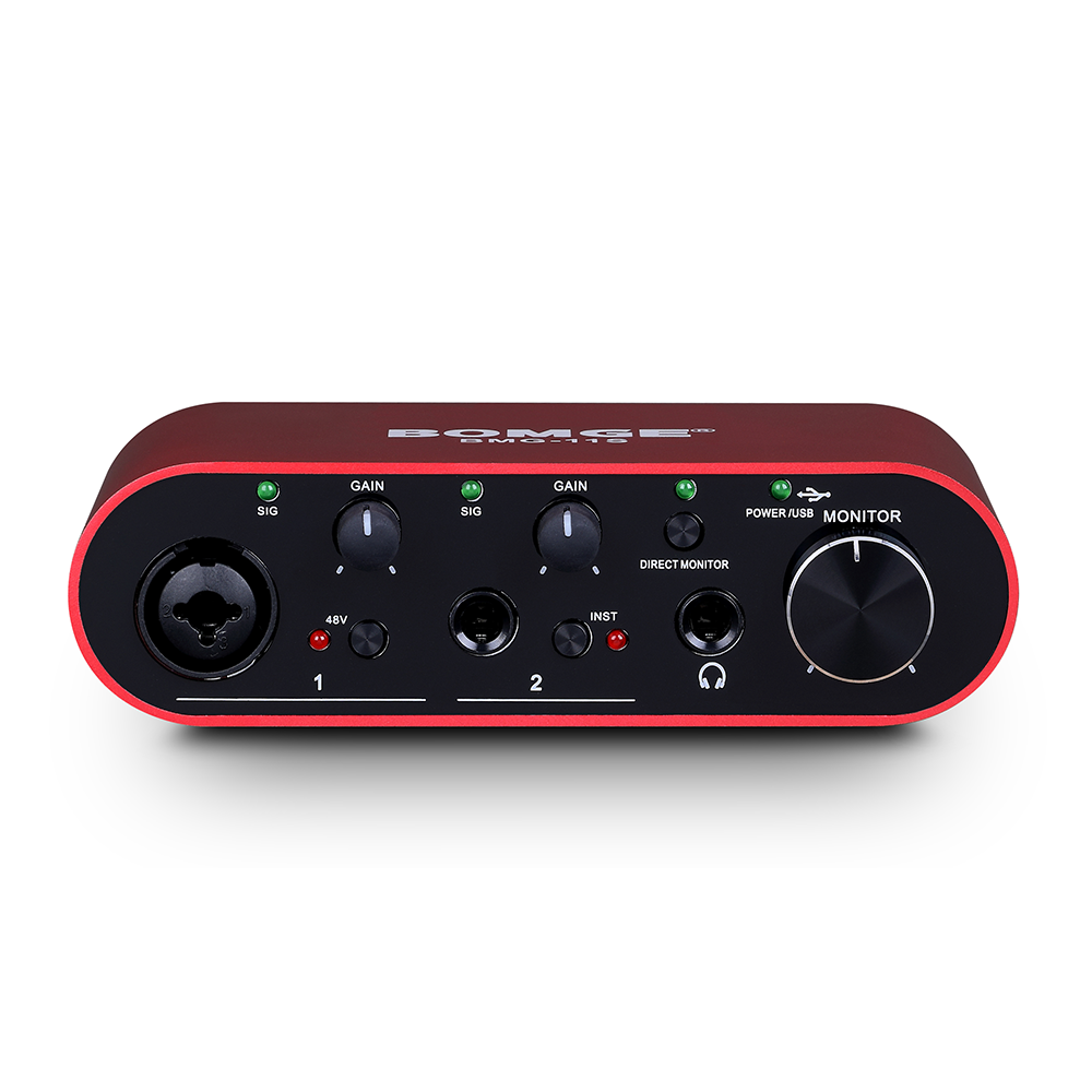 BOMGE BMG11S 3rd Gen USB Audio Interface, for the Guitarist, Vocalist, Podcaster or Producer ...