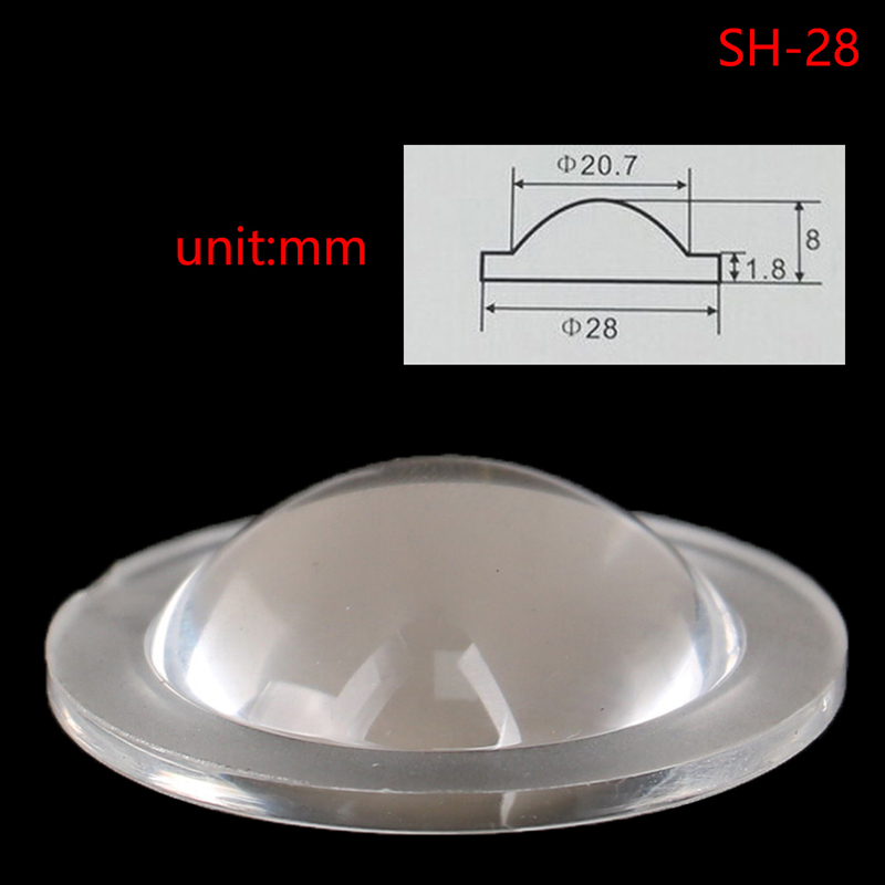 1Pc PMMA Plano convex Acrylic Transparent condenser Lens for Zoom LED ...