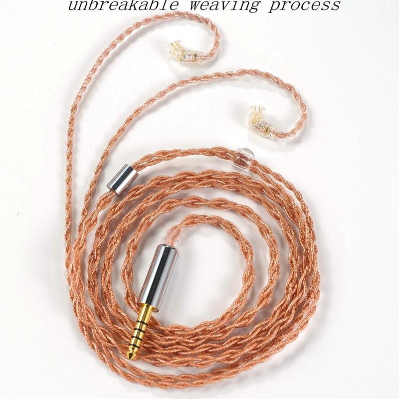 4 Core Alloycopper Upgrade Cable 2pin/mmcx/qdc/tfz With 2.5/3.5/4.4 ...