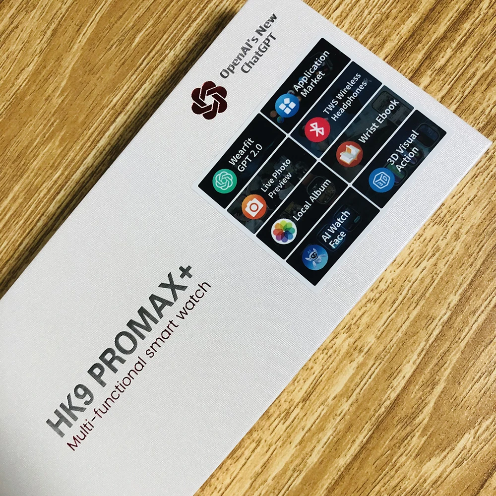 Hk9 Pro Max+ 4Th Gen Smartwatch With Photo Gallery Tws Connectivity Ai ...