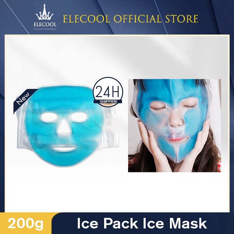 Skin Care Tool Facial Ice Pack Cooling Pvc Ice Gel Face Mask Sleep Mask ...