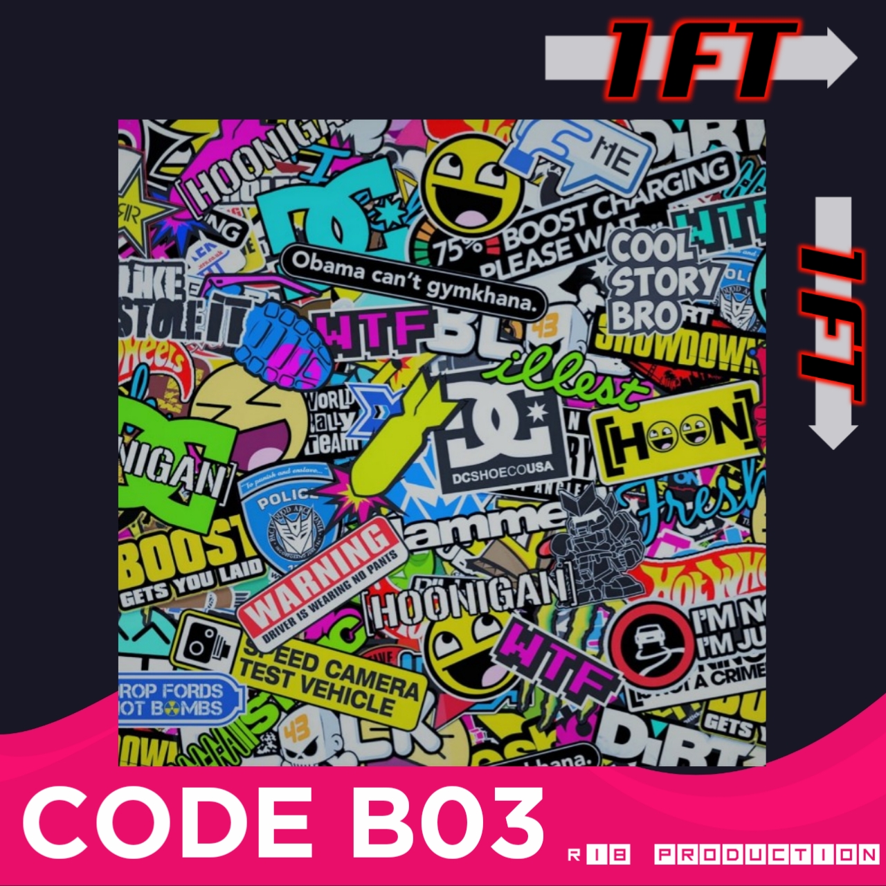 Cycle sticker full waterproof 1 feet | Daraz.com.bd