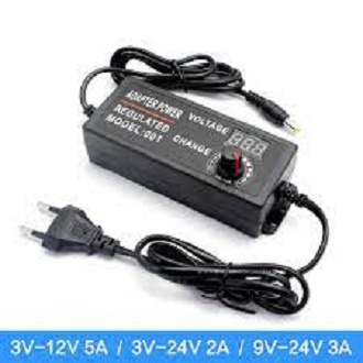 Adjustable DC 24V 3A Power Adapter with LED Voltmeter 775 Motor Power Supply AC 220V to DC 3V ...