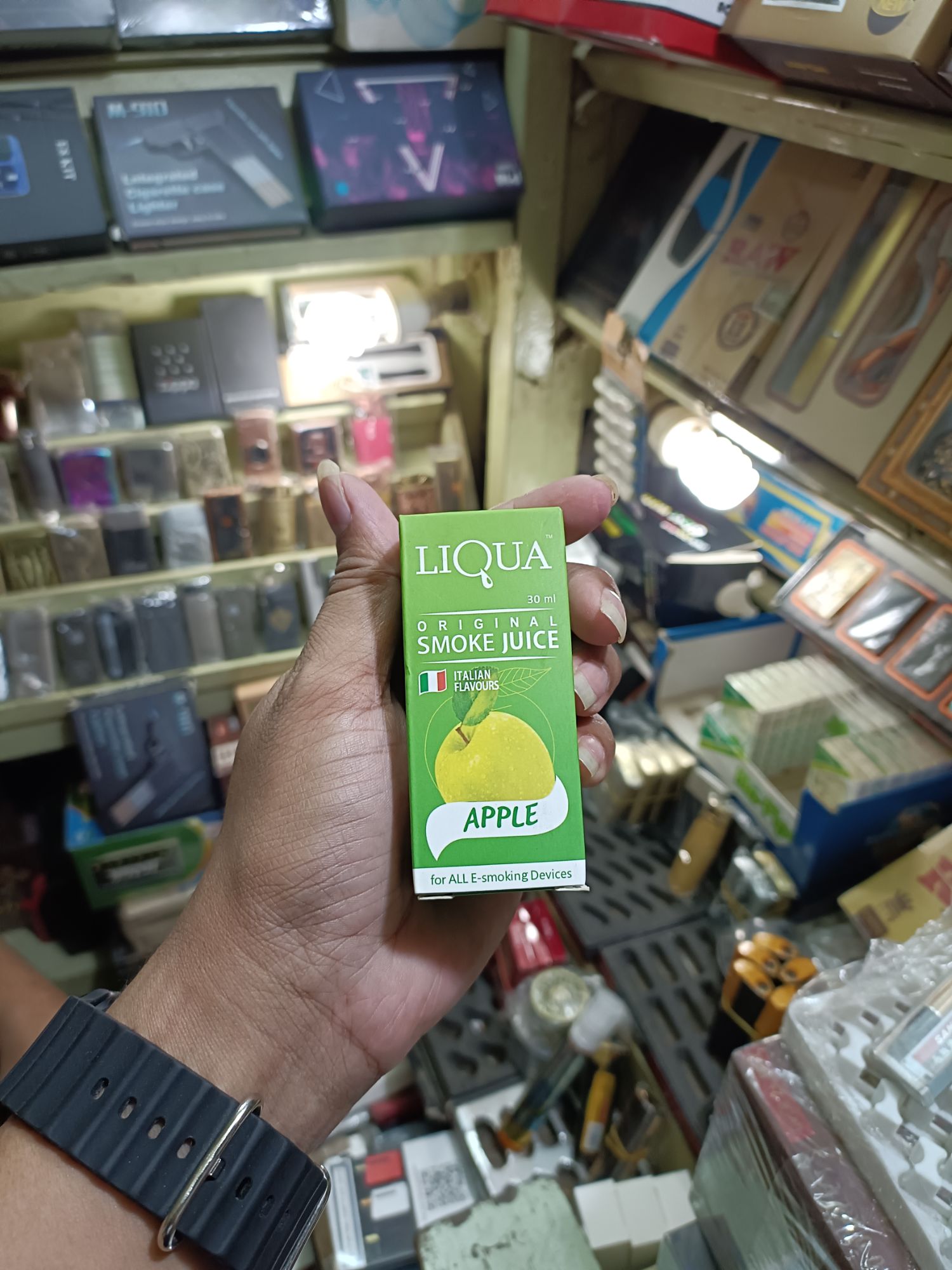 E sigaret Juice Box LIQUA Apple smoke Juice 30ml (1-pc)