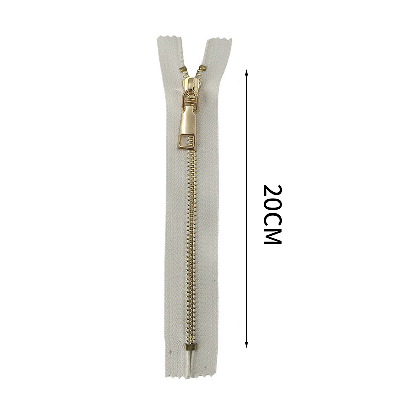 DIY Repair Sewing Hardware Accessories 20/25/30CM Metal Zippers Close ...