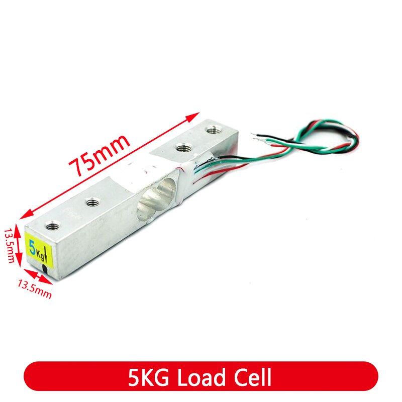 Load Cell 1KG 5KG 10KG 20KG HX711 AD Module Weight Sensor Electronic ...