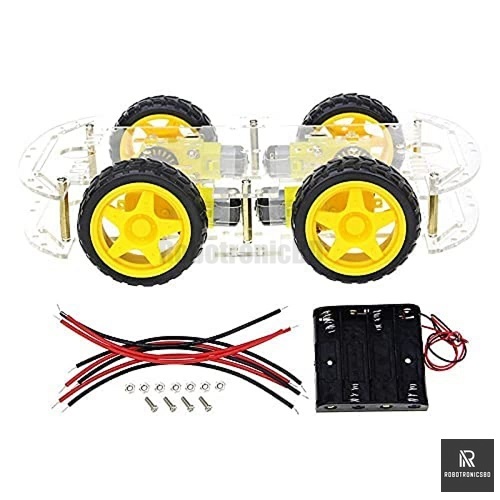 4WD Smart Robot Car Chassis Kits For Arduino Robot Car | 4 Wheel Motor Chassis DIY Kit