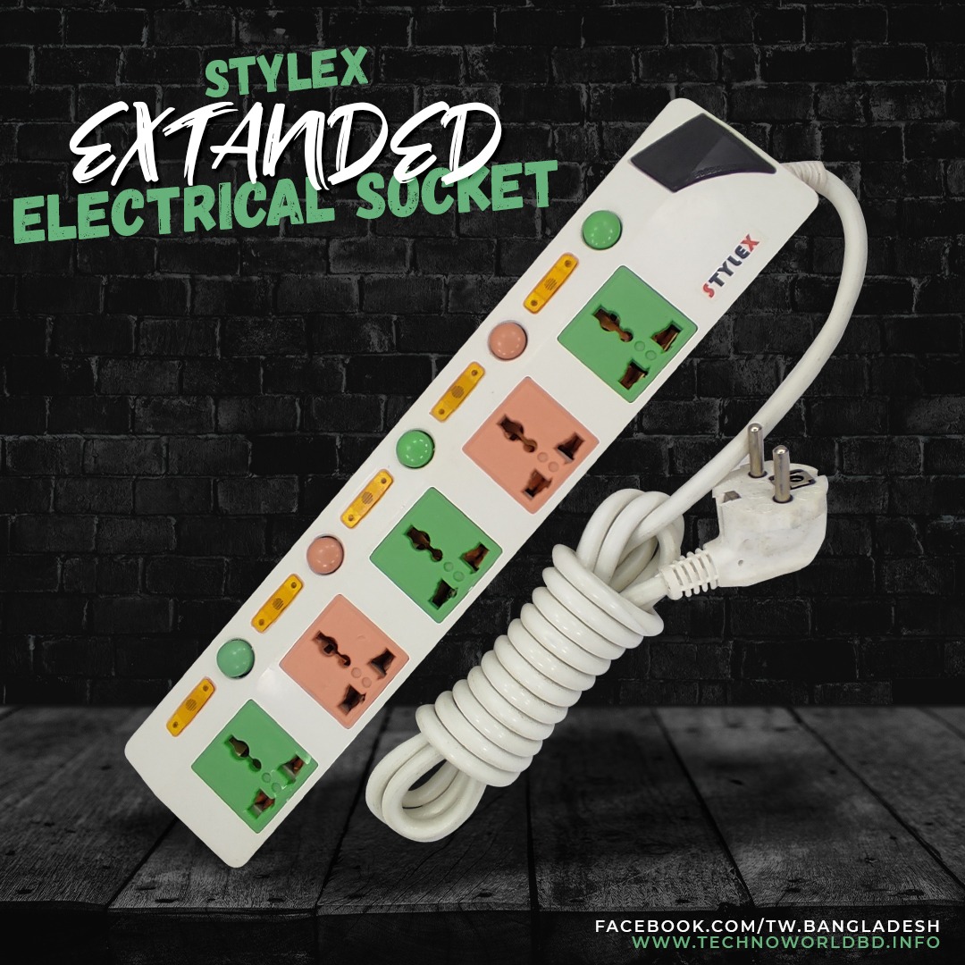 Stylex--Multi-plug Socket /Extension Socket-5 Point | Daraz.com.bd