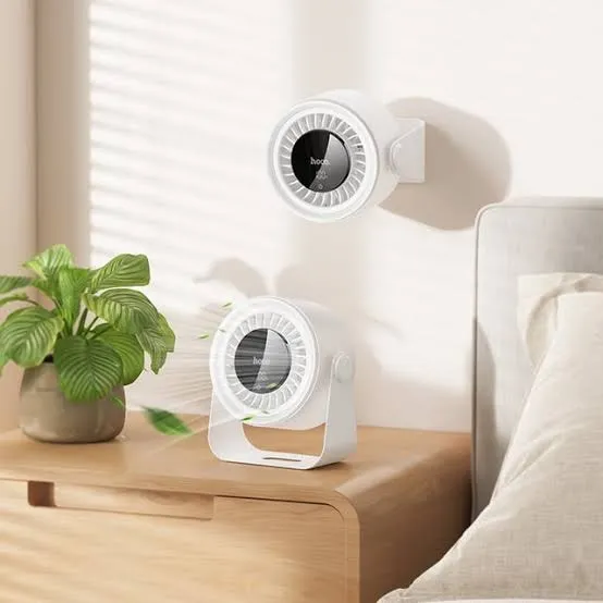Hoco HX66 Table Fan 5 Speed Level 50dB Low Noise 3000mAh Ultra Long ...