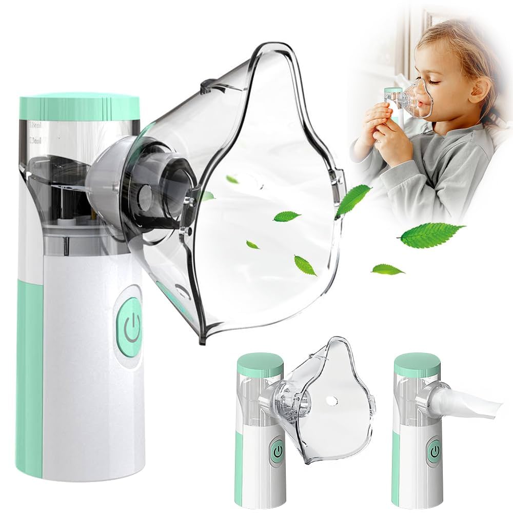 Mesh Nebulizer Portable Handheld Inhaler – Ultra-Fine Mist Steam ...