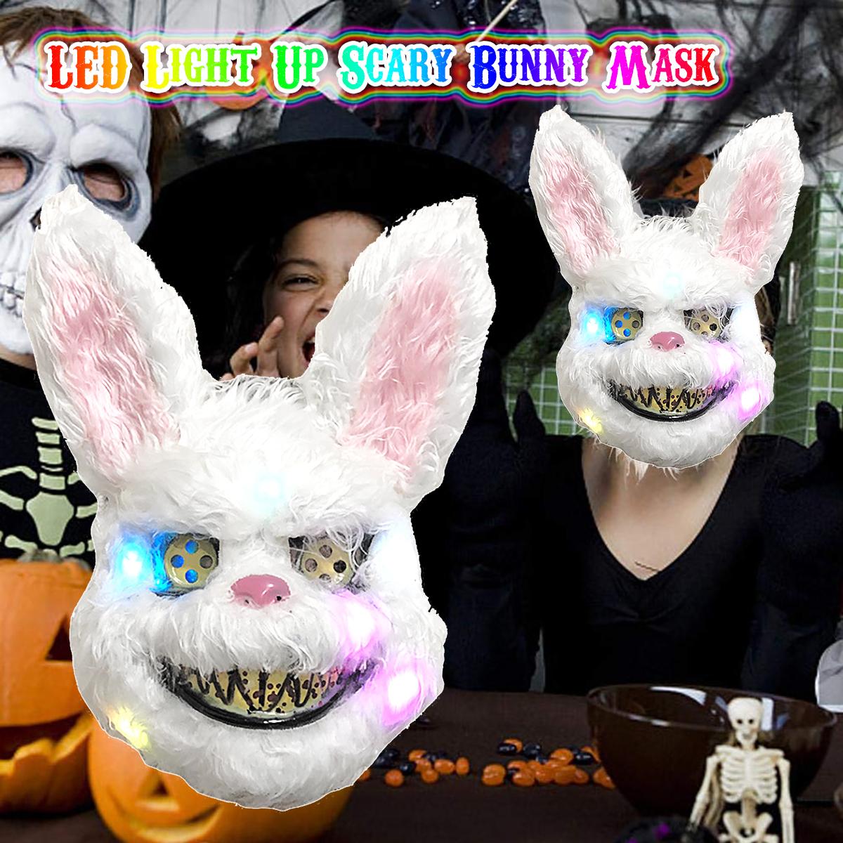 New Halloween Masquerade Evil Bloody Teddy Bear Cosplay Horror Mask For ...