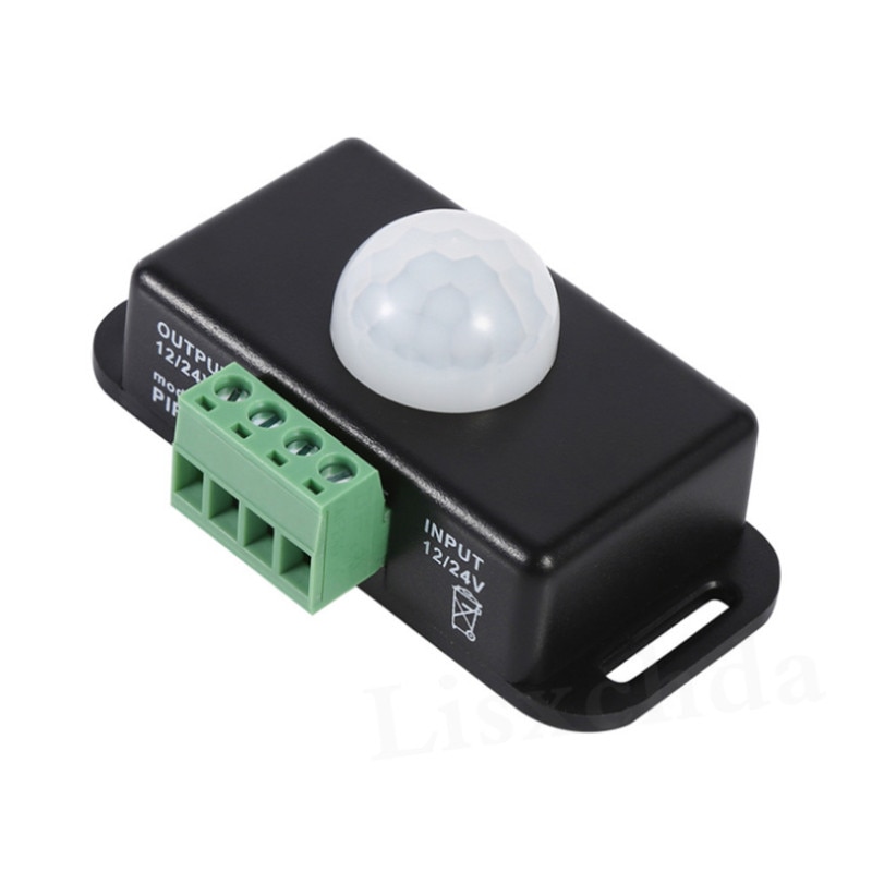 DC 12V 24V 8A Automatic Adjustable Motion Sensor Switch IR Infrared ...