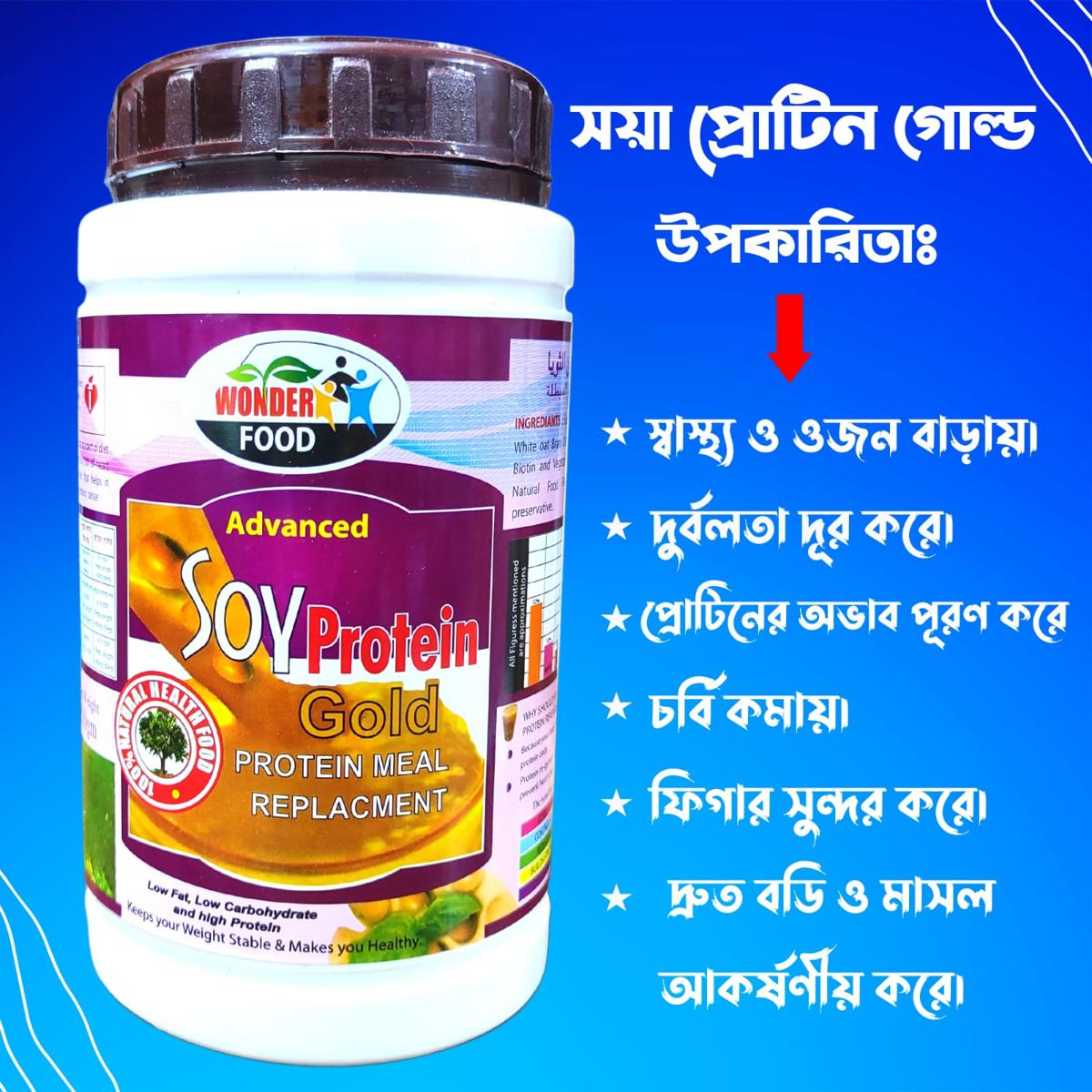 Soy Protein powder 500gm 1bottle | Daraz.com.bd