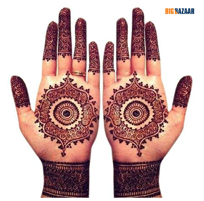 নেহা হার্বালস কোন 2 পিস মেহেদী জড়ানোর ফলাফল - mehedi design sticker ...