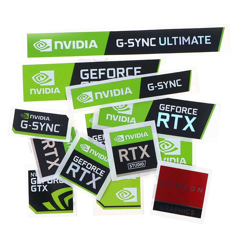 5PCS New NVIDIA GTX GEFORCE Laptop Desktop Label Decorative Sticker ...