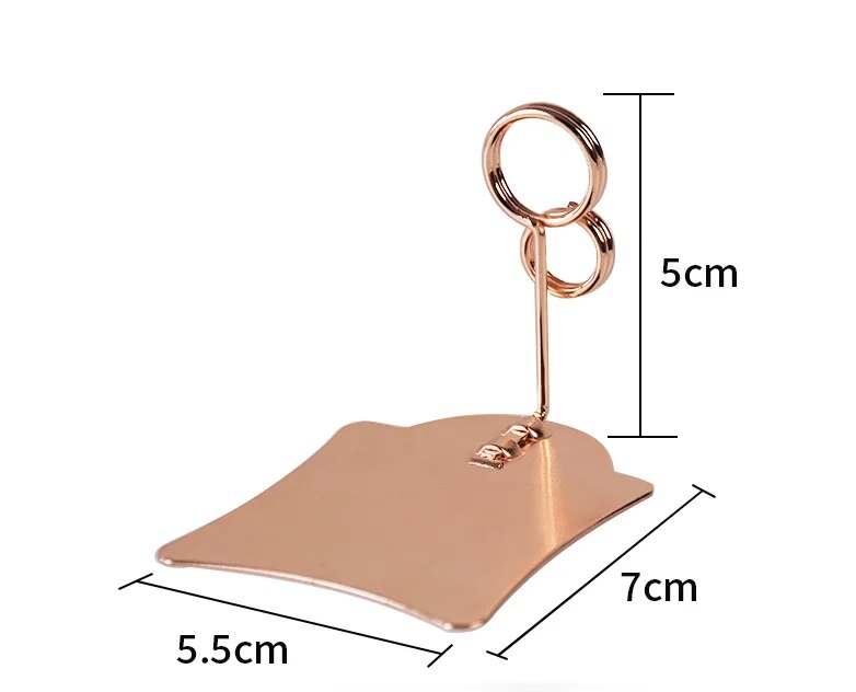 Metal Price Tag Label Clip Table Top Number Snap Food Name Card Sign ...