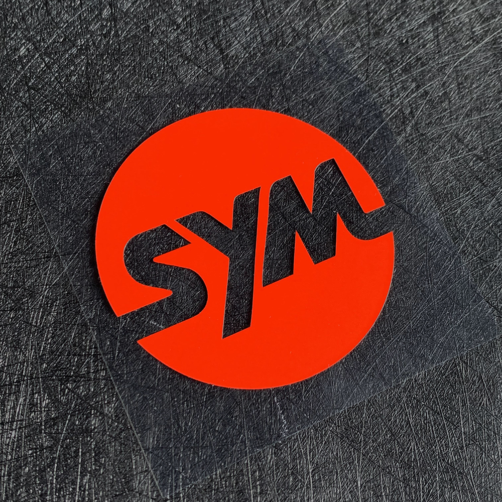 Motorcycle Reflective SYM Logo Emblem Sticker for Sanyang Motor Maxsym ...