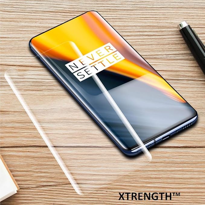 One Plus 7 Pro Full HD Curved Edge Liquid UV Tempered Glass Screen ...