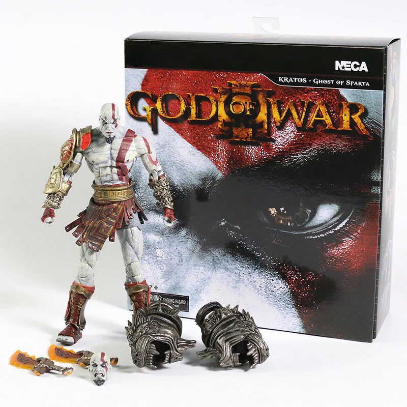【selevn roind】NECA God of War 3 Kratos [Ghost of Sparta] PVC Action ...