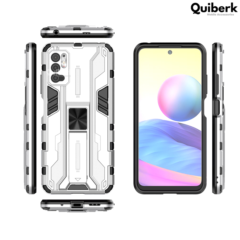 Quiberk for Xiaomi POCO M3 Pro 5G Camera Protection Stand Phone Case ...
