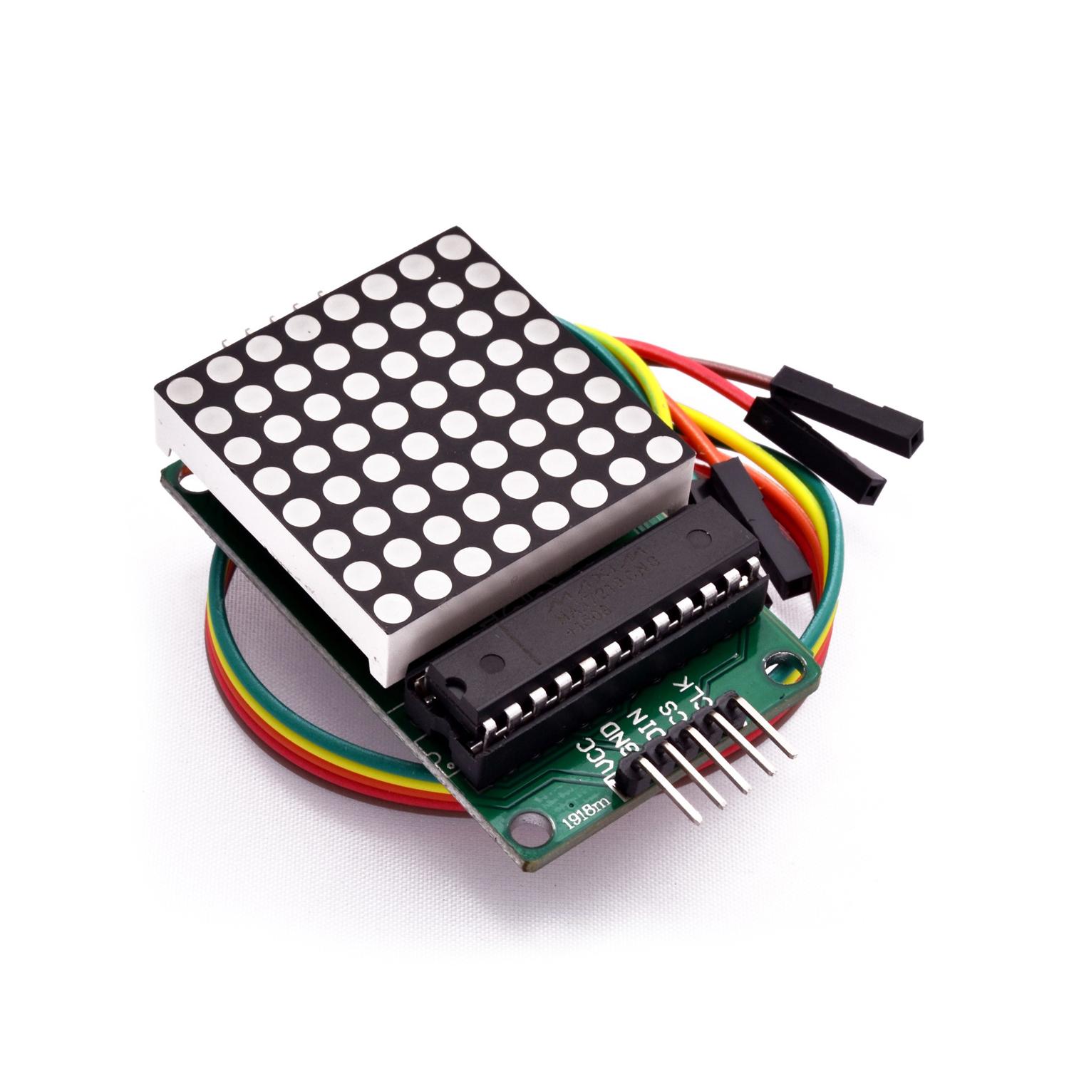 MAX7219 Dot Led Matrix Module MCU Control LED Display Module | Daraz.com.bd