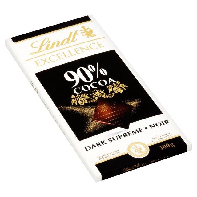 Lindt Excellence 90% Cocoa Dark Chocolate - 100gm | Daraz.com.bd