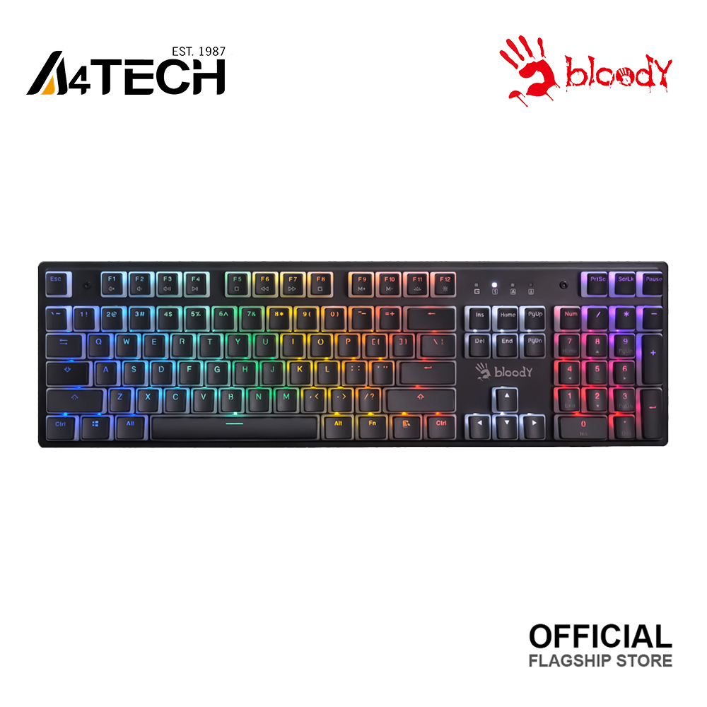 A4tech Bloody S510N Mechanical Switch RGB Gaming Keyboard - ABS Pudding ...