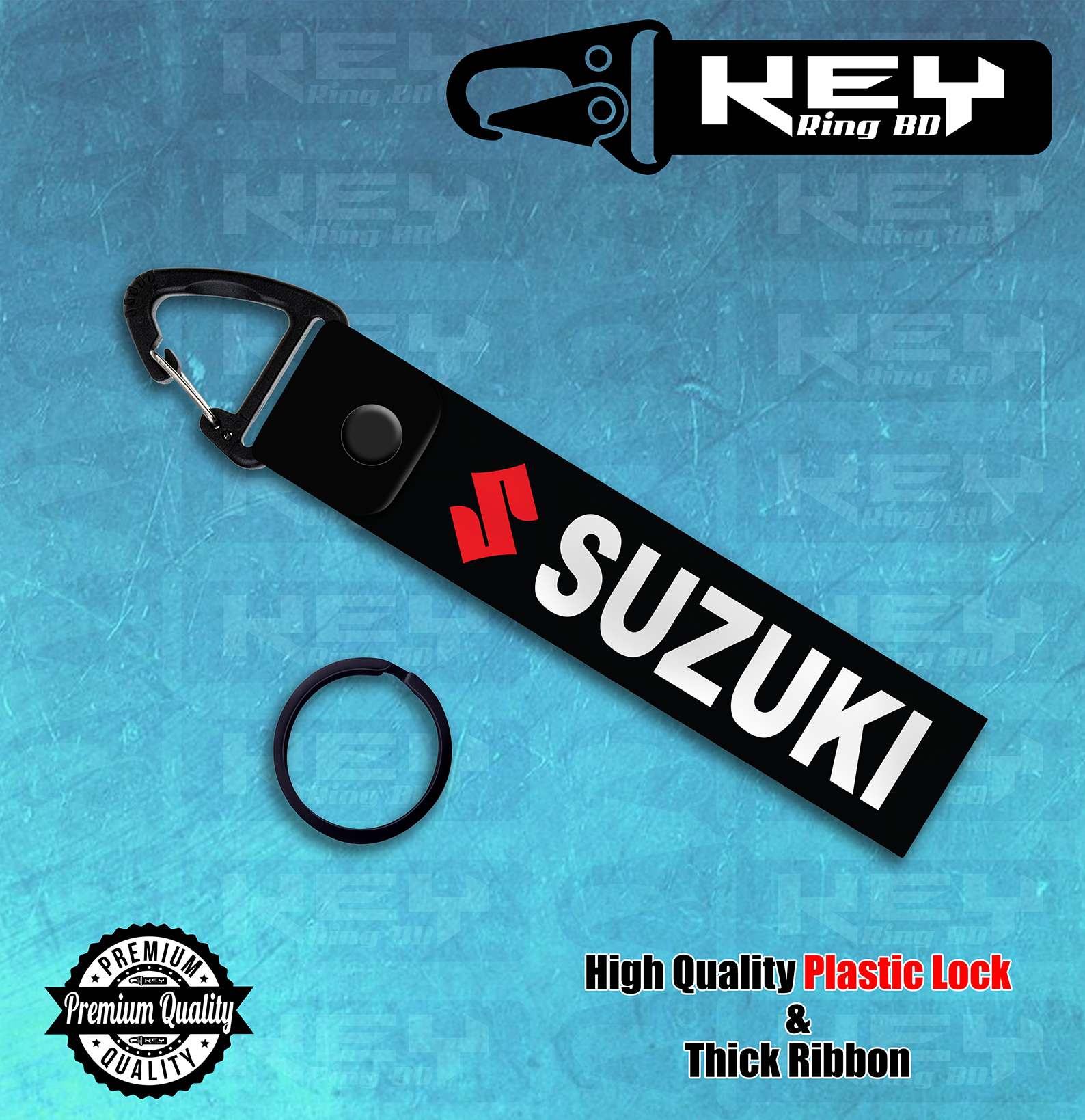 Key ring For Bike user ---- S_Suzuki ---- Premium Quality & Plastic ...