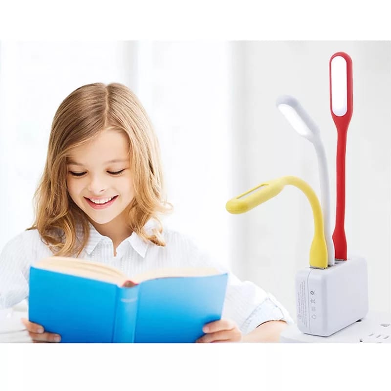 Portable Mini USB Light Ultr Bright Flexible DC5V 1.2W LED Lamp Booking ...