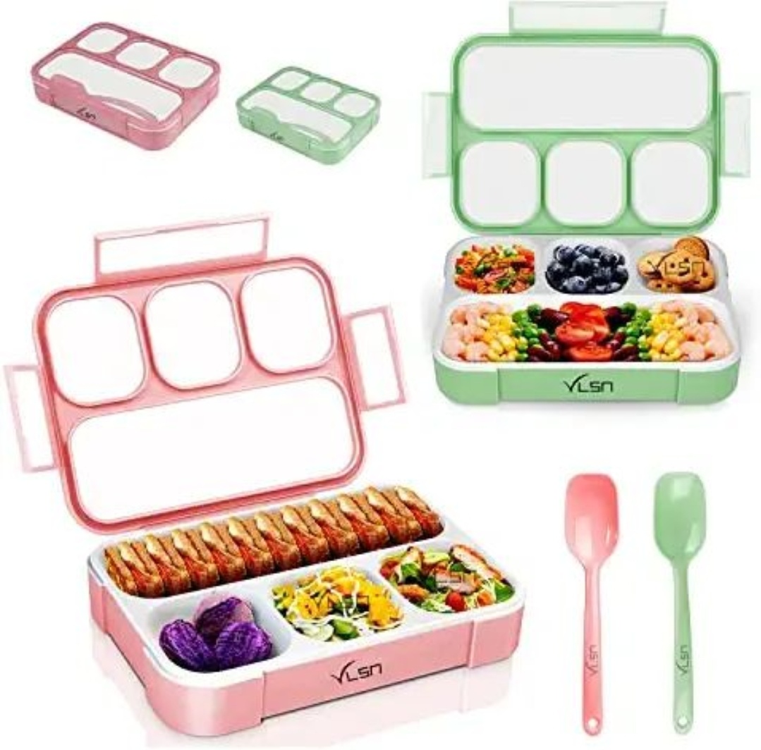 BTOS Lunch Boxes,Tiffin Box Lunch Boxes for Kids and Adults Leak Proof ...