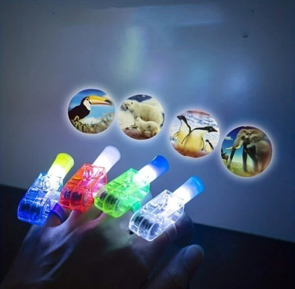 Child Finger Light Projector 8Pcs