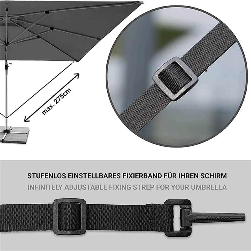 Wind Protection for Cantilever Parasols Adjustable Wind Lock for ...