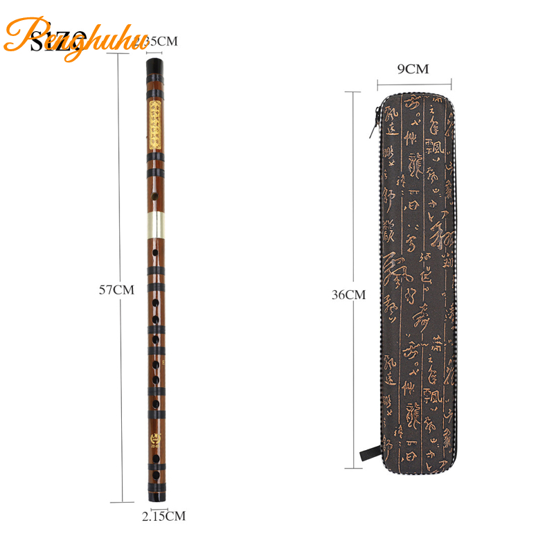 ph Bamboo Flute Dizi Traditional Handmade Chinese Musical Instrument ...