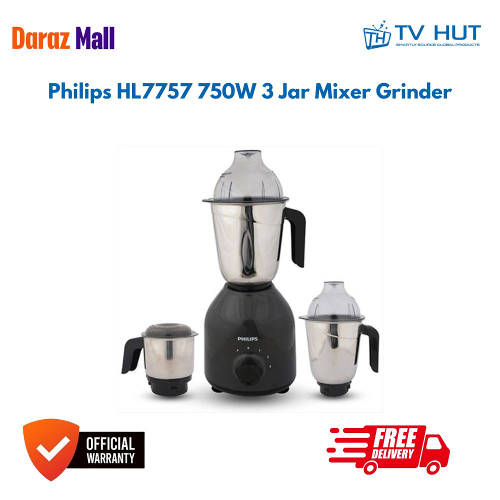 Philips HL7757 750W 3 Jar Mixer Grinder | Daraz.com.bd