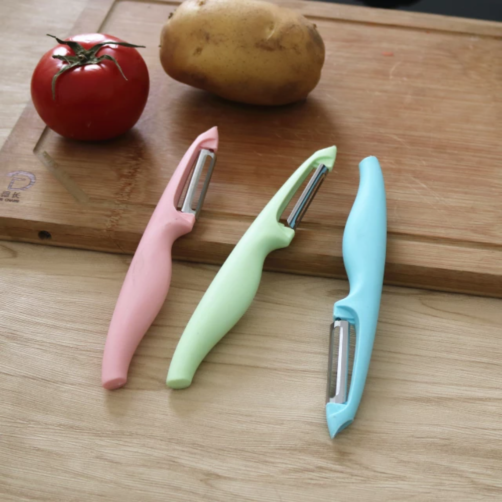 Serrated Swivel Potato Carrot Peeler - Ultra Sharp Premium Twin Blade ...