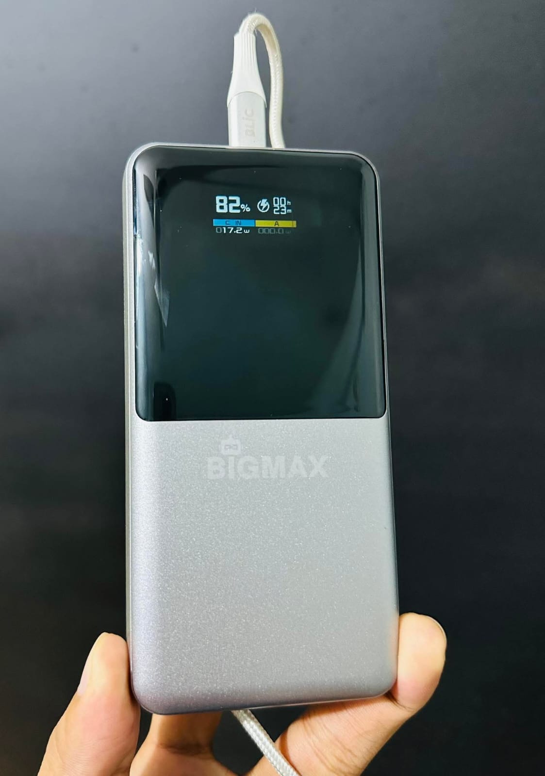 Bigmax Premium Segment 10000mah Power Bank Case With TFT Display 25W ...