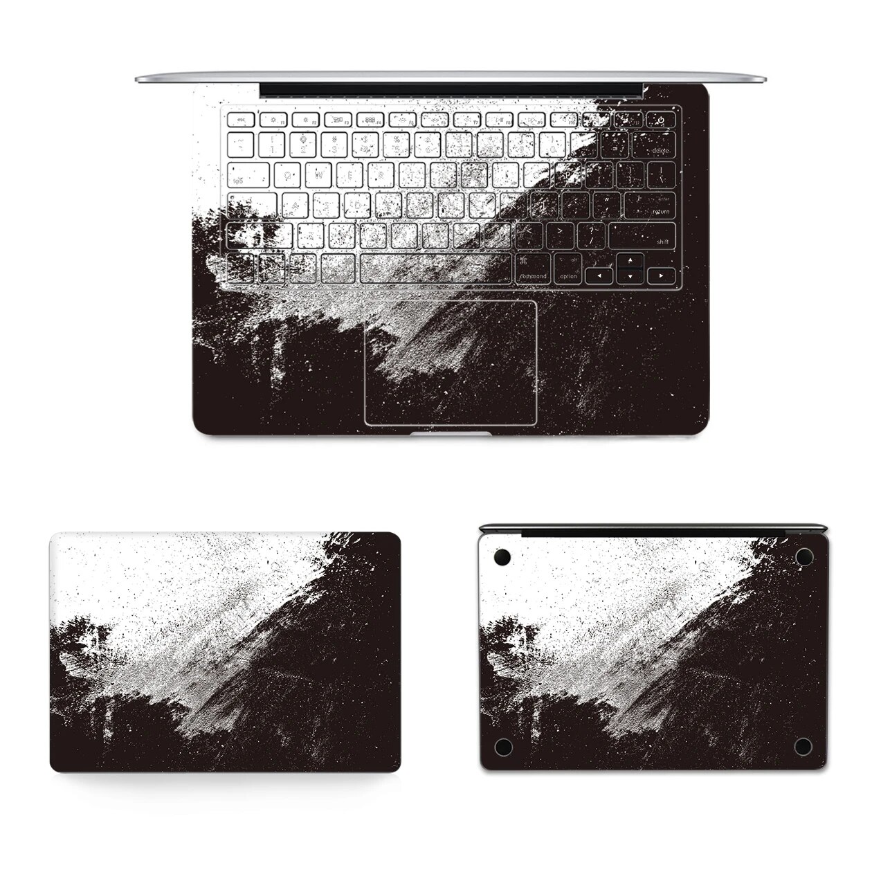 Black Star Laptop Decal Sticker Skin For MacBook Air Pro Retina 11 13 ...