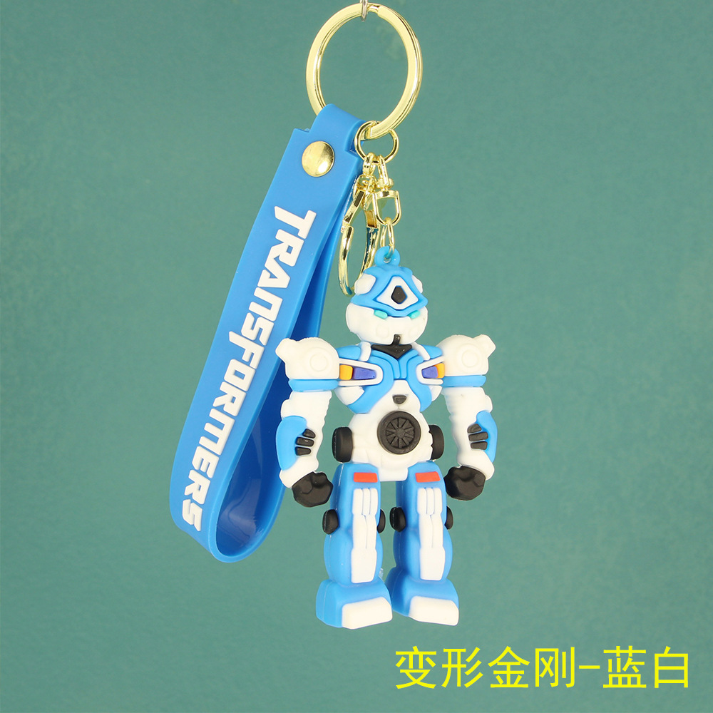 Cross-border car robot keychain Optimus Prime Bumblebee doll pendant ...