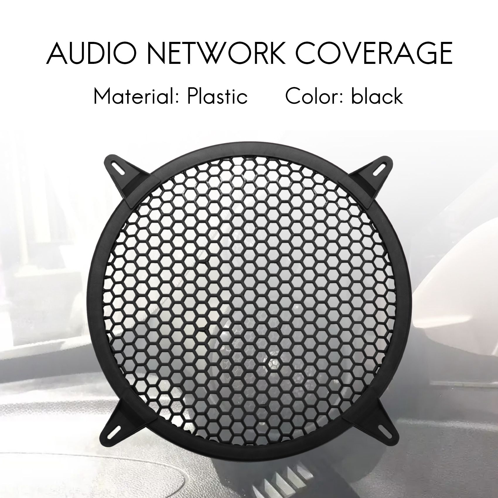 Subwoofer Grid Car Speaker Amplifier Grill Cover Mesh - 10 Inch | Daraz ...